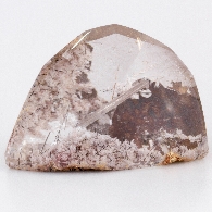 Landscape Lodalite Quartz with Tourmaline Inclusion 3 L x 1.25 W x 1.75 ...