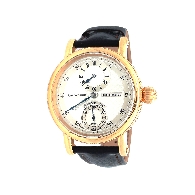 18K Yellow Gold Estate Chronoswiss Grand Regulateur Round Cream Dial w ...